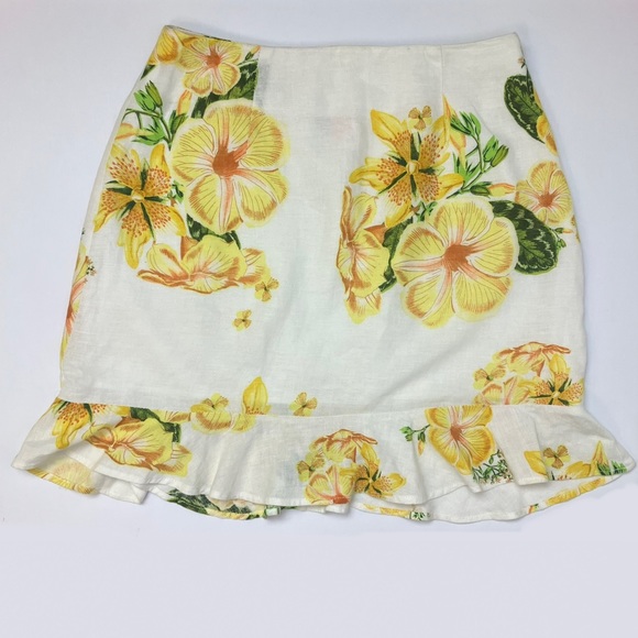 FARM Rio | Skirts | Farm Rio Floral Mini Skirt | Poshmark